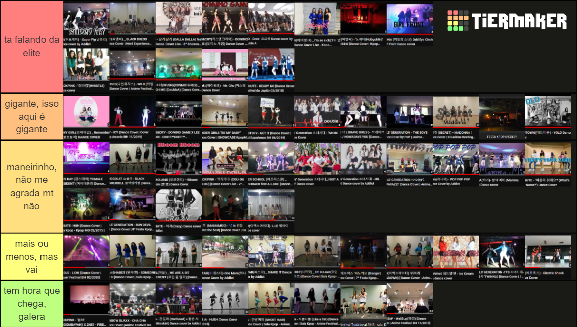 ADDICT 10 ANOS Tier List (Community Rankings) - TierMaker