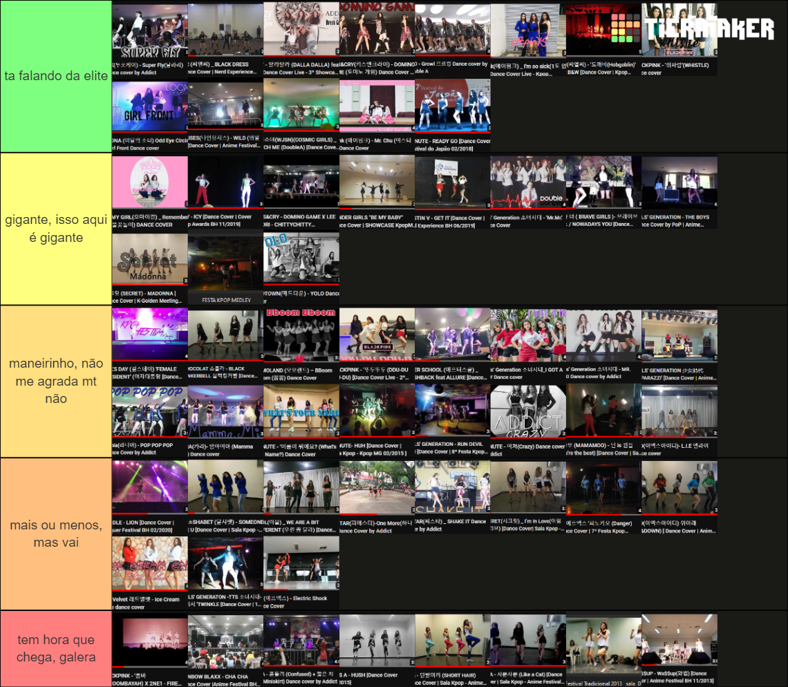 ADDICT 10 ANOS Tier List (Community Rankings) - TierMaker