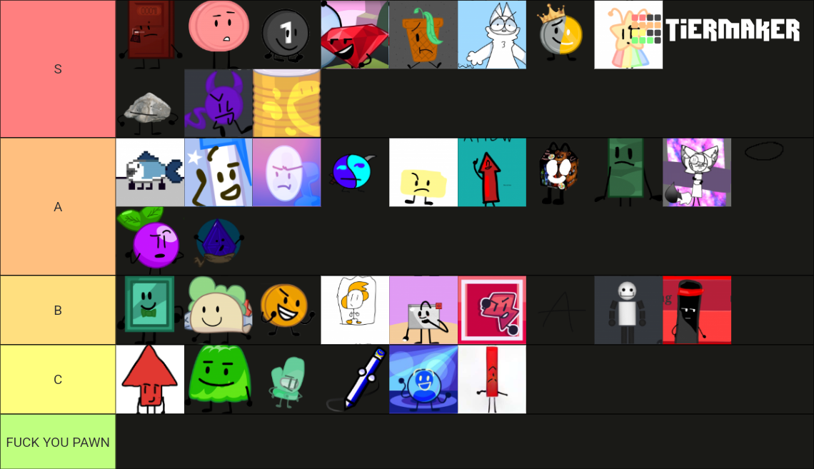 Object brawl Tier List (Community Rankings) - TierMaker