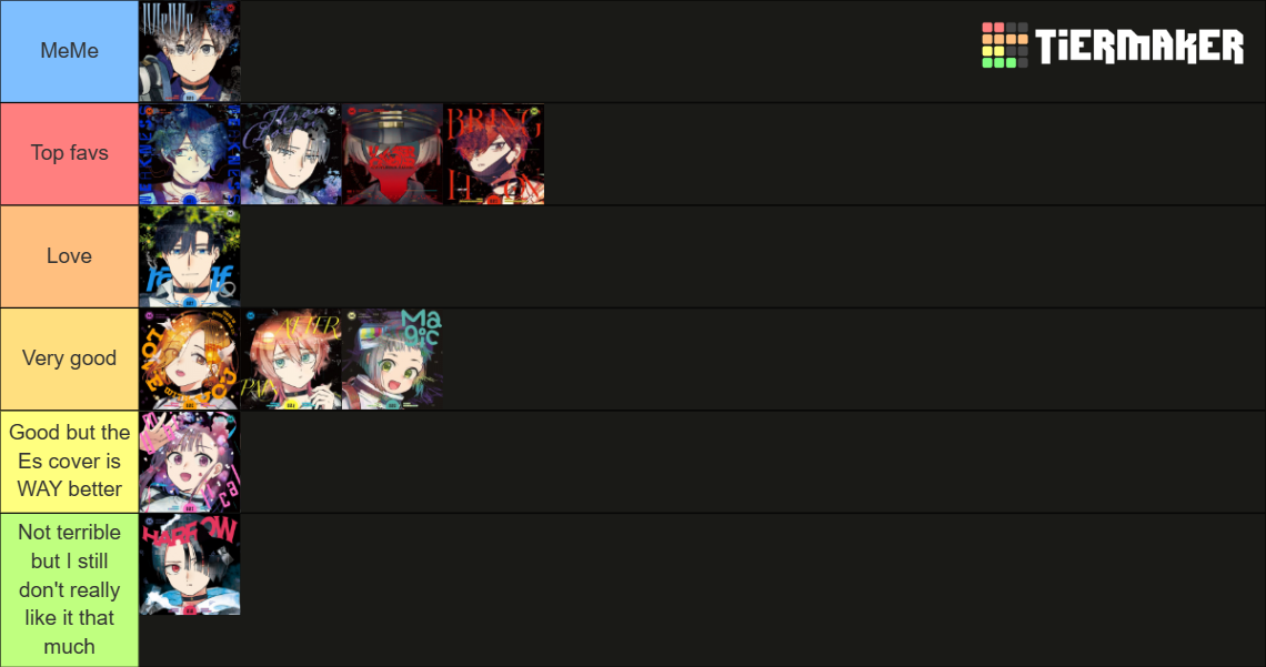 MILGRAM songs tierlist Tier List (Community Rankings) - TierMaker
