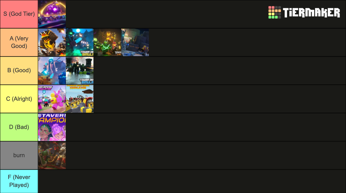 TDS Events 2023 Tier List (Community Rankings) - TierMaker