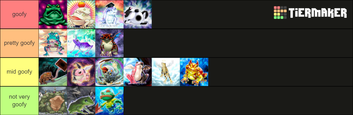 yugioh frogs Tier List (Community Rankings) - TierMaker