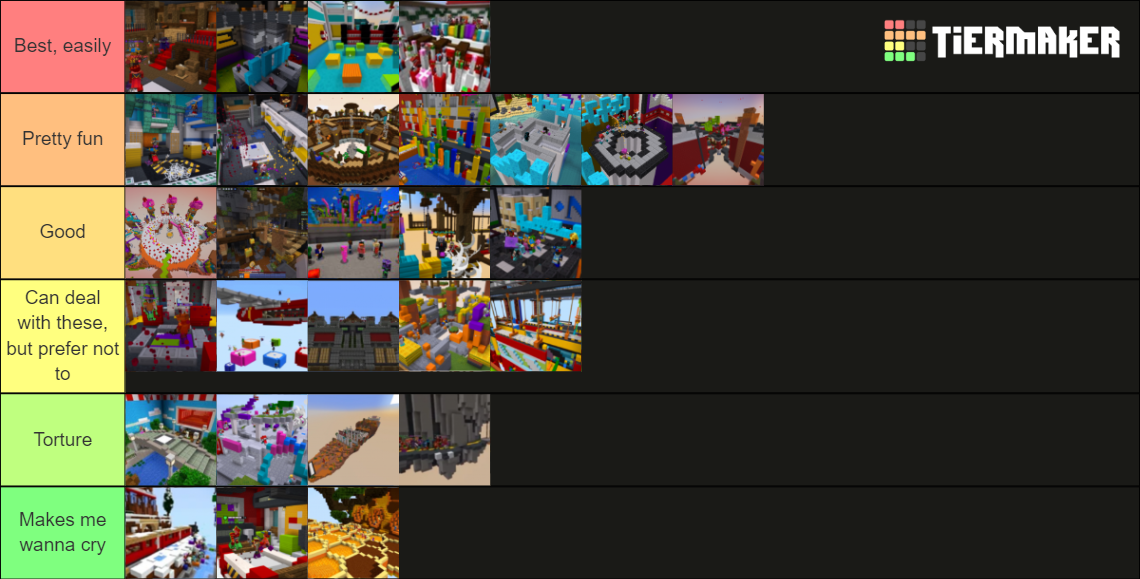 Every MCC Island Map Tier List (Community Rankings) - TierMaker