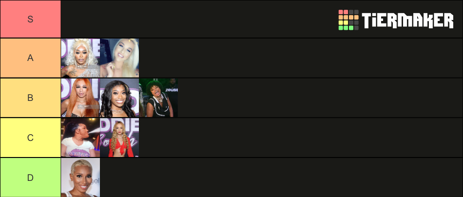 Baddies South Tier List (Community Rankings) - TierMaker