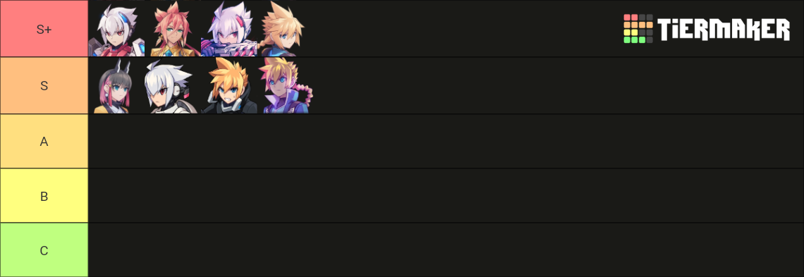 Gunvolt series playable characters Tier List (Community Rankings) - TierMaker