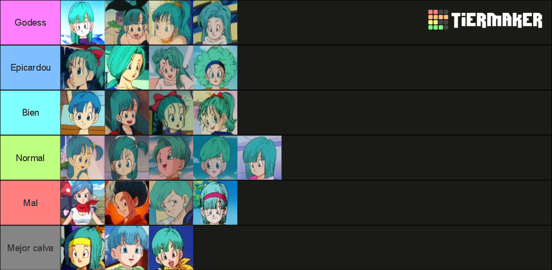 Bulma hair styles Tier List (Community Rankings) - TierMaker