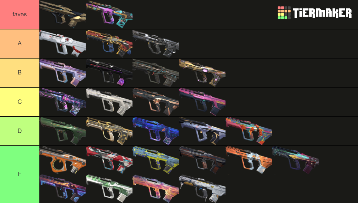 Valorant Bulldog Skins (March 2023) Tier List (Community Rankings ...