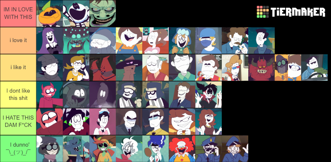 SPOOKY MONTH CHARACTERS :D [STREBER'S REHEARSAL UPDATE!!] Tier List ...