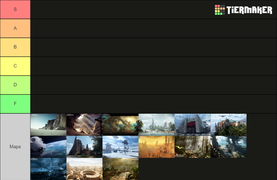 Star Wars Battlefront 2 - Maps Tier List (Community Rankings) - TierMaker
