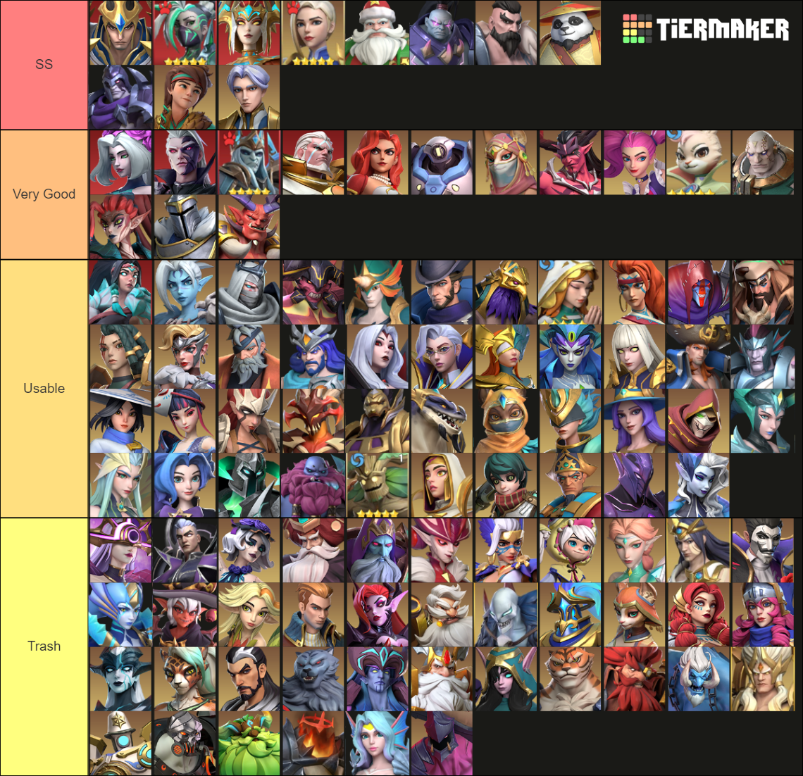 Infinite Magicraid Official Tierlist - Legend Tier List (Community ...