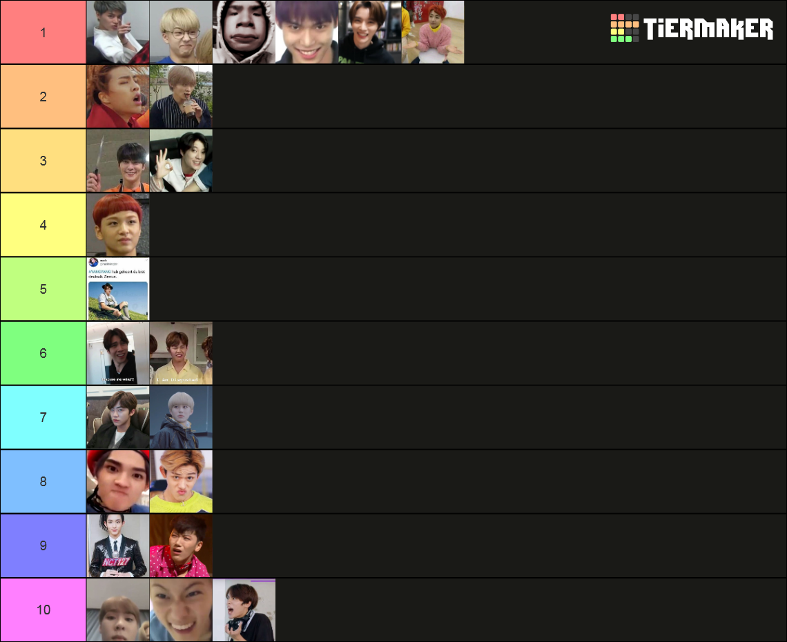 ncts favorite sleeping position Tier List (Community Rankings) - TierMaker