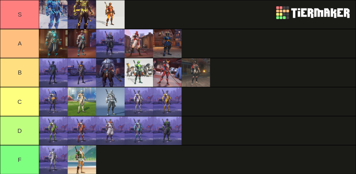 Genji Overwatch Skins (September 2022) Tier List (Community Rankings ...