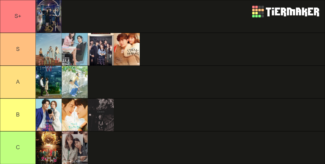 K-drama Tierlist Tier List (Community Rankings) - TierMaker