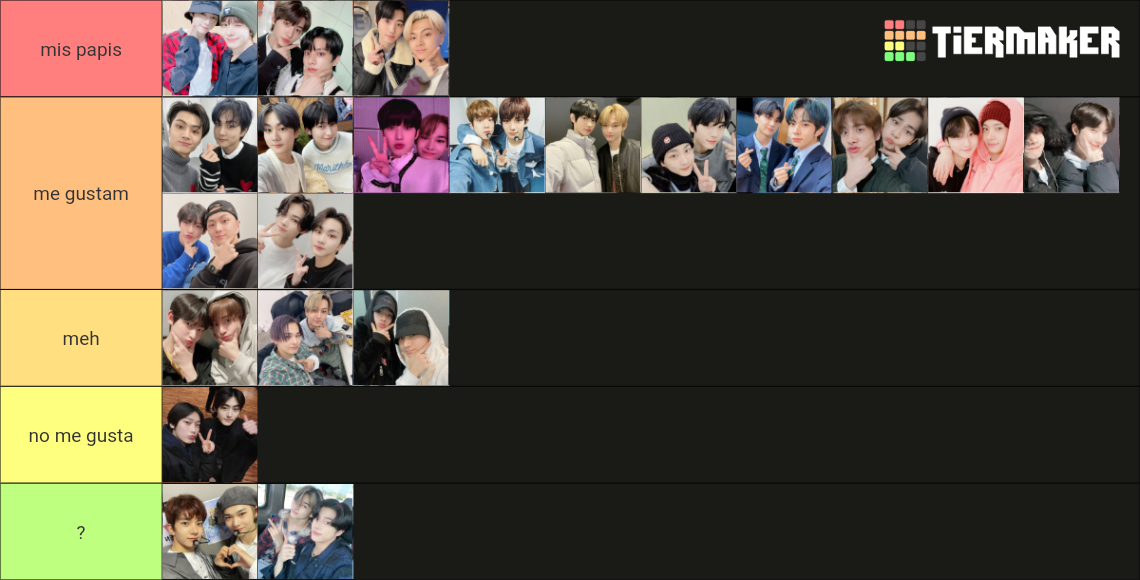 enhypen shippeos list Tier List (Community Rankings) - TierMaker