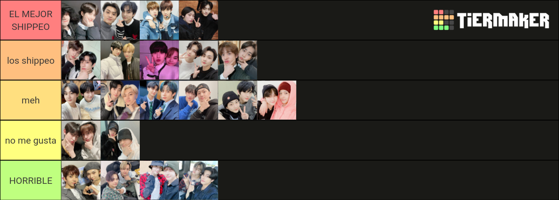 enhypen shippeos list Tier List (Community Rankings) - TierMaker