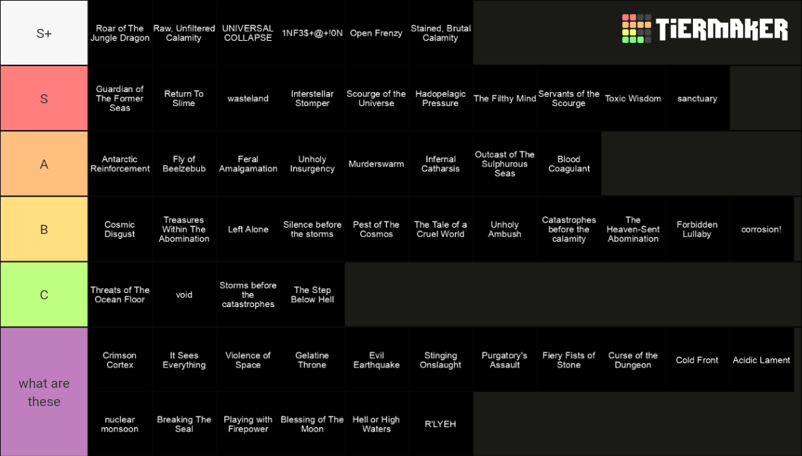 (Terraria) Calamity Mod Music + Calamity Mod Extra Music Tier List ...