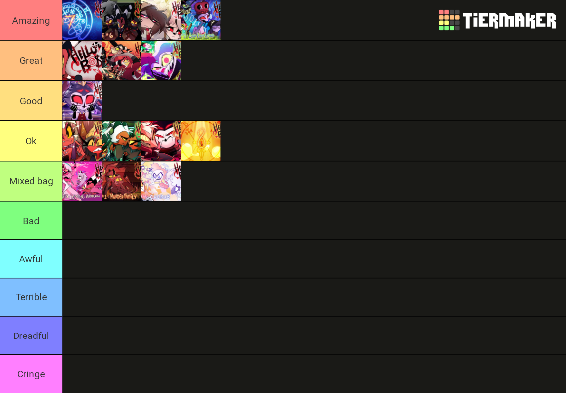 Helluva Boss Episode Tier List (Community Rankings) - TierMaker