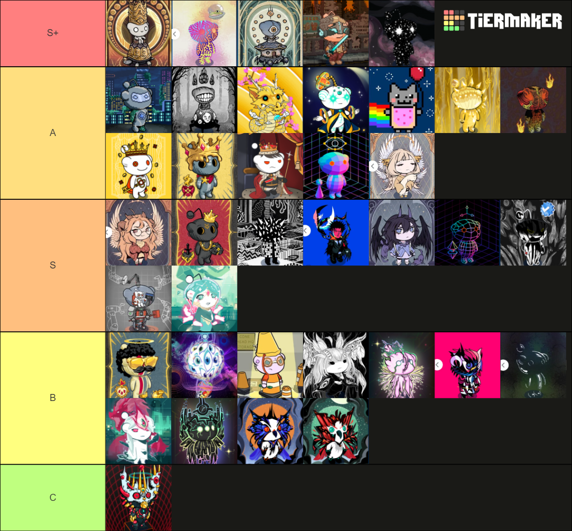Reddit Digital Collectibles Tier List (Community Rankings) - TierMaker