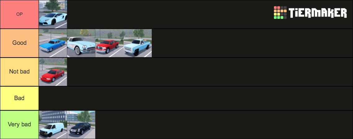 ERLC Cars Tier List (Community Rankings) - TierMaker