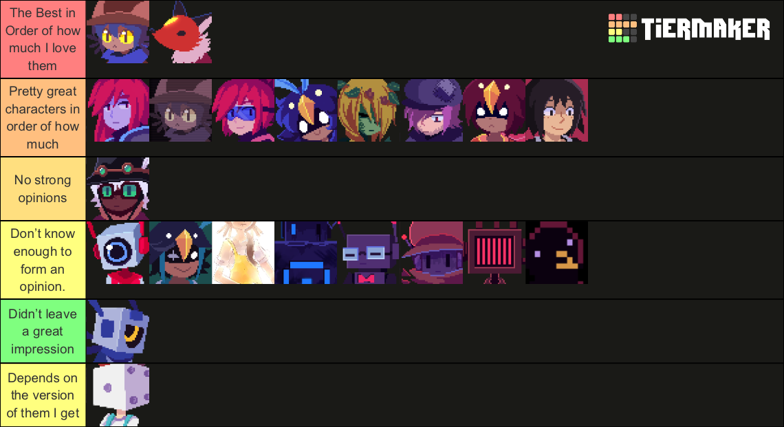 OneShot Characters Tier List (Community Rankings) - TierMaker