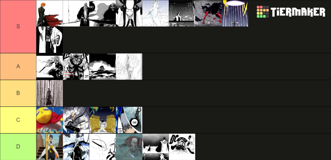All bankai in bleach Tier List (Community Rankings) - TierMaker
