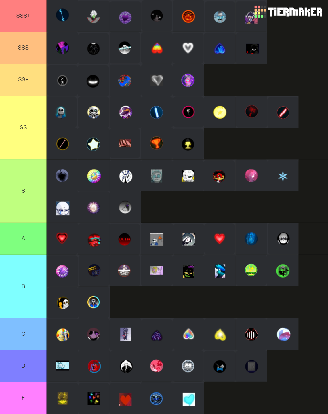 SF TierList V3 Tier List (Community Rankings) - TierMaker