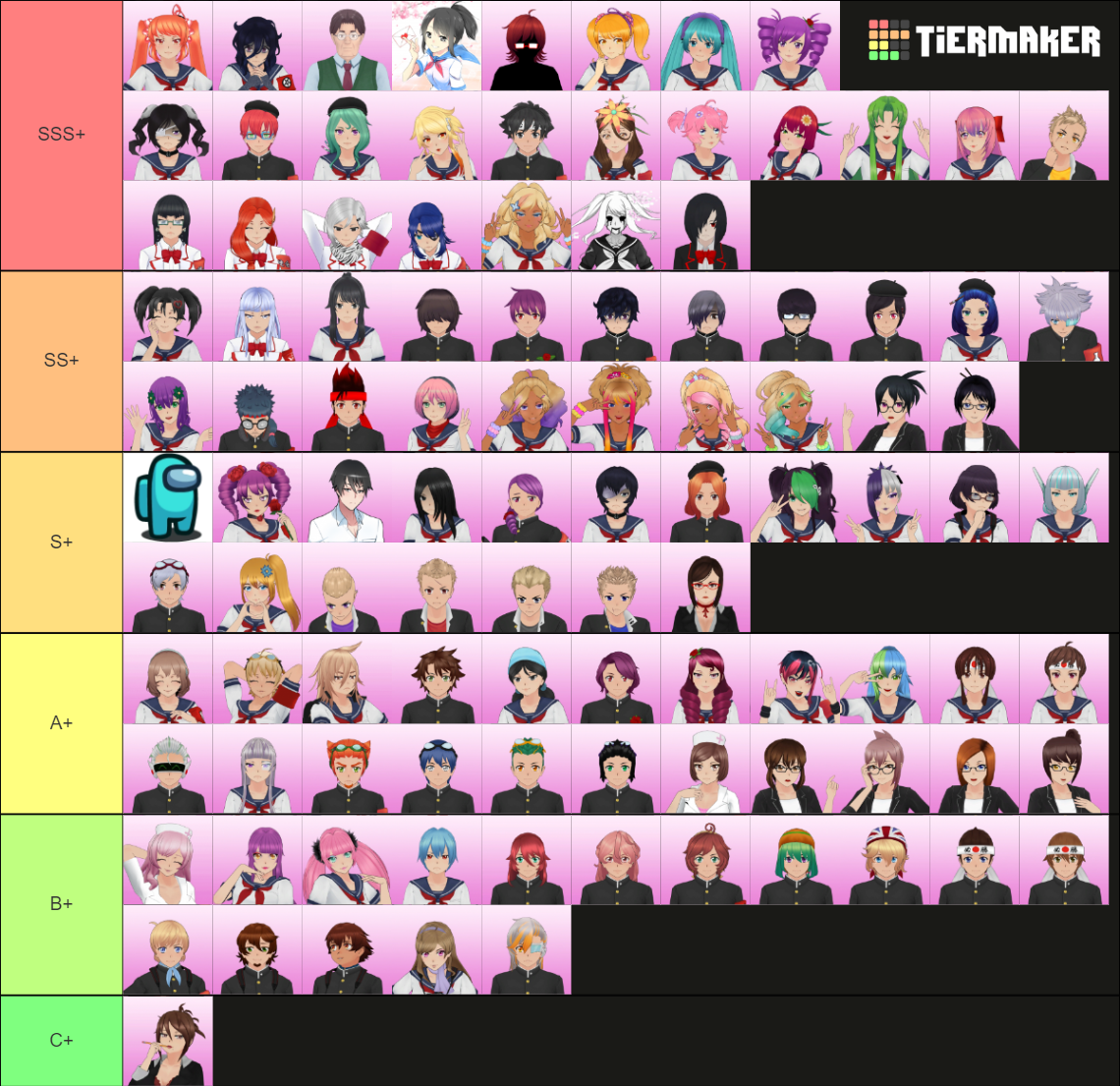 Yan Sim - All Chars 202x - By Anime Girl Hitman Tier List (Community ...