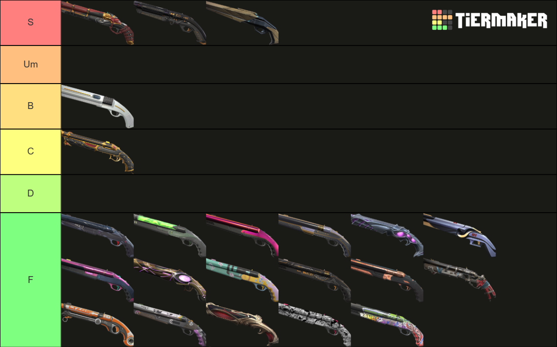 Valorant Shorty Skins (June 2023) Tier List (Community Rankings ...