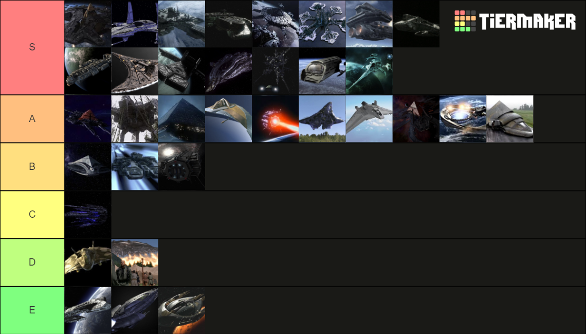 StarGate Ships ! Tier List (Community Rankings) - TierMaker