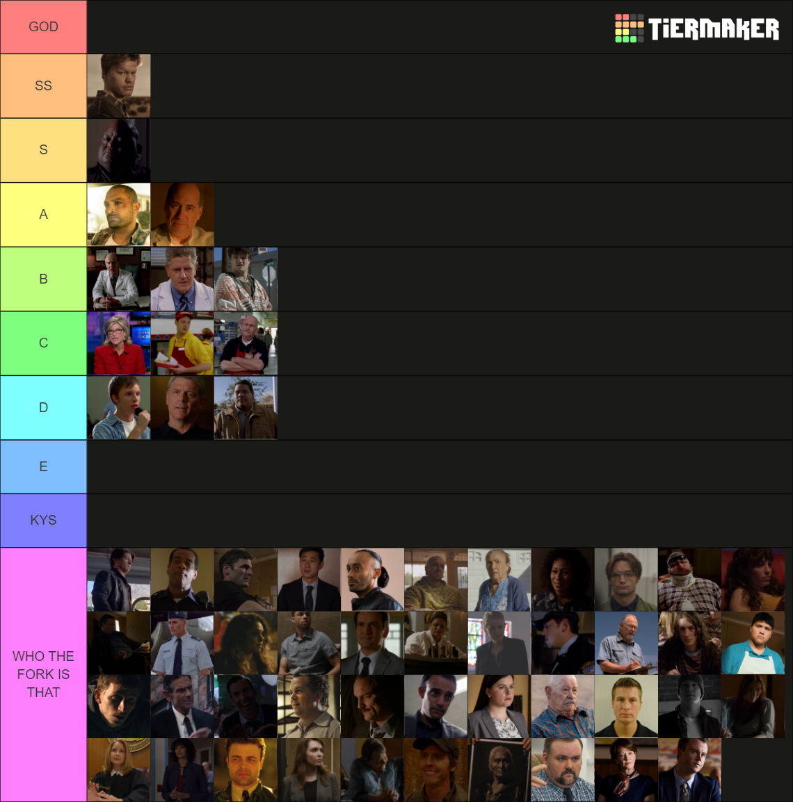 EVERY SINGLE CHARACTER IN THE BRBA UNIVERSE Tier List (Community ...