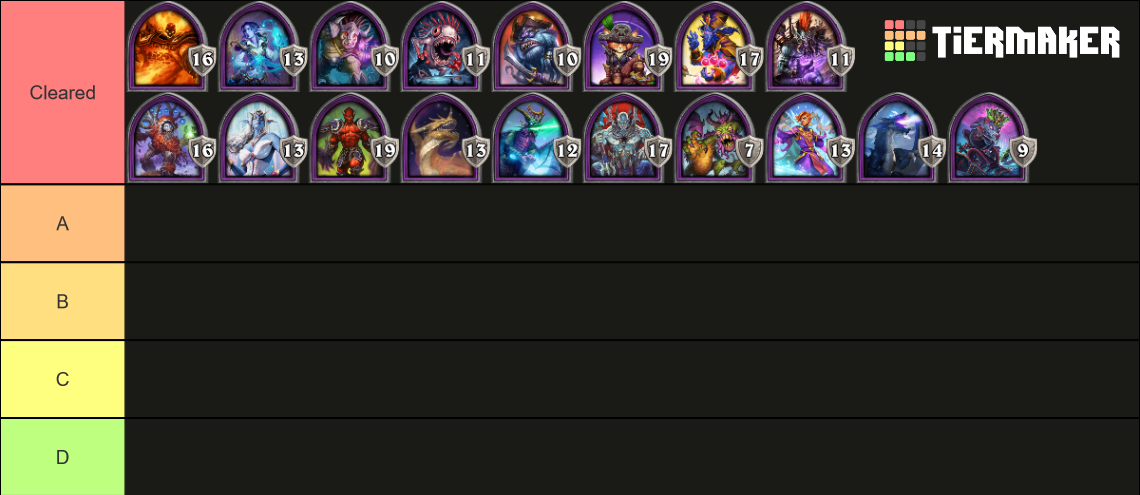 Hearthstone Battlegrounds Patch 27.2 Tier List (Community Rankings) - TierMaker