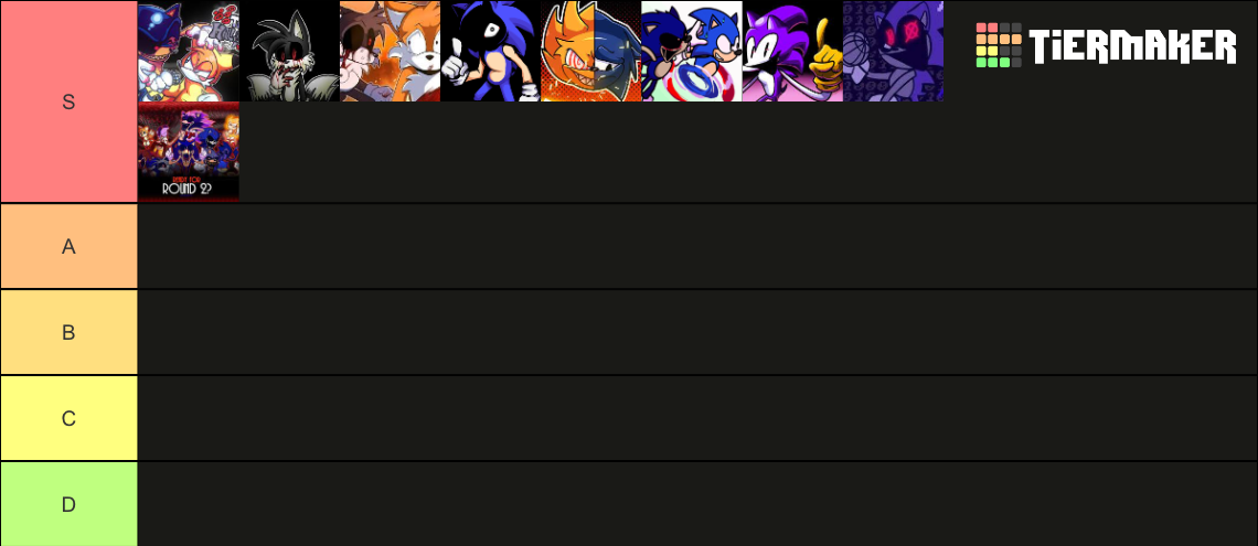 All Sonic.exe mods FNF Tier List (Community Rankings) - TierMaker