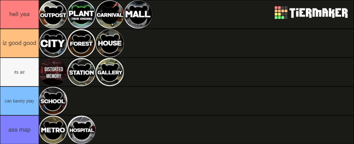 Piggy Chapters (Book 1, Book 2, & Extra Maps) Tier List (Community ...