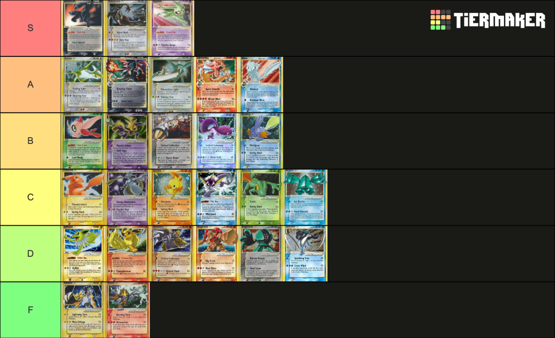 Gold Star Pokemon Cards Tier List (Community Rankings) - TierMaker