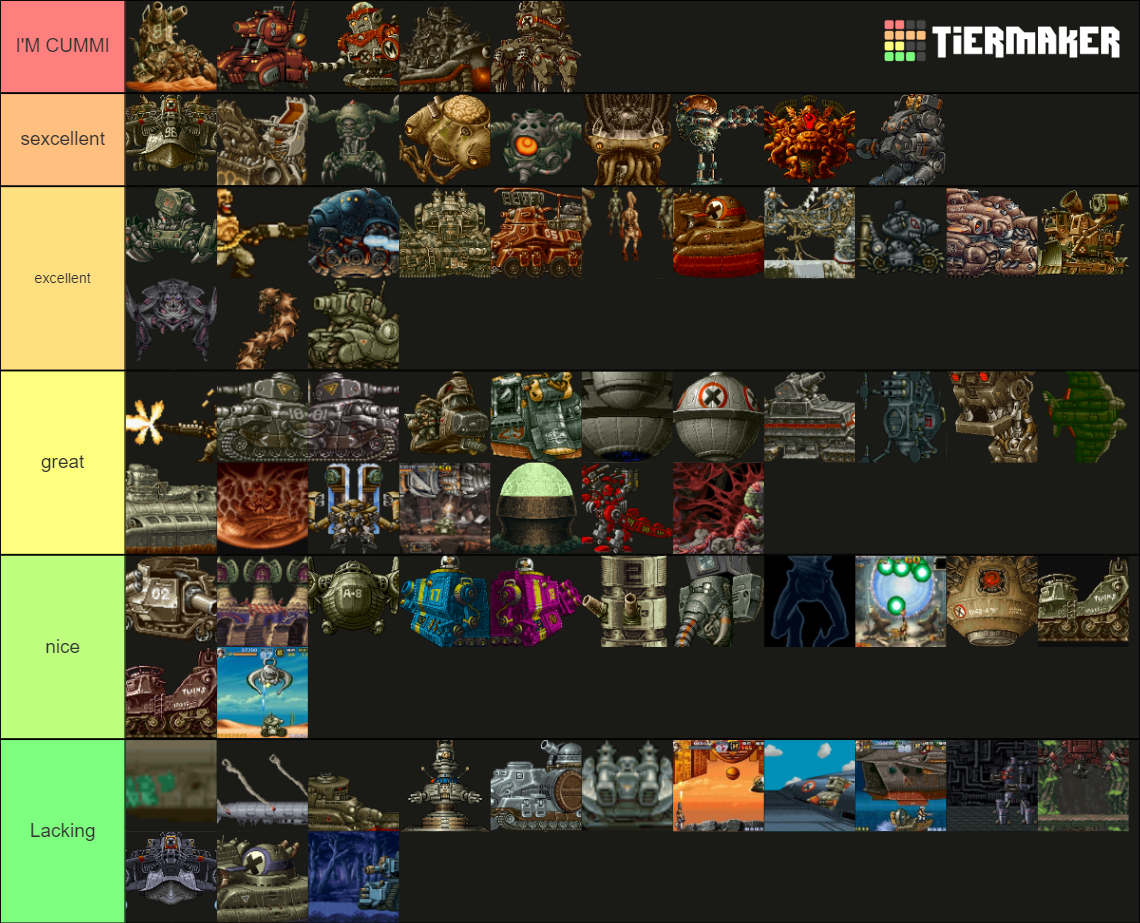 Metal Slug Boss (Expanded Version) Tier List (Community Rankings ...