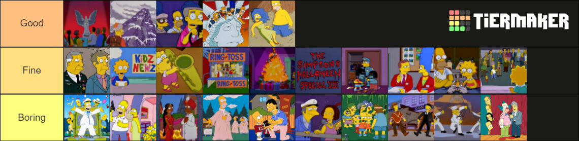 The Simpsons Season 9 . by tinchopps) Tier List (Community Rankings ...