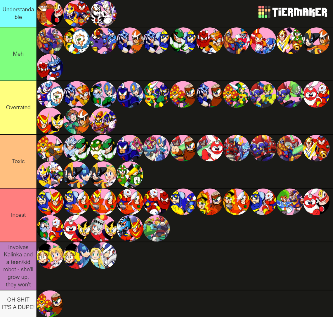 Mega Man Classic Ships (60 of them) Tier List (Community Rankings ...