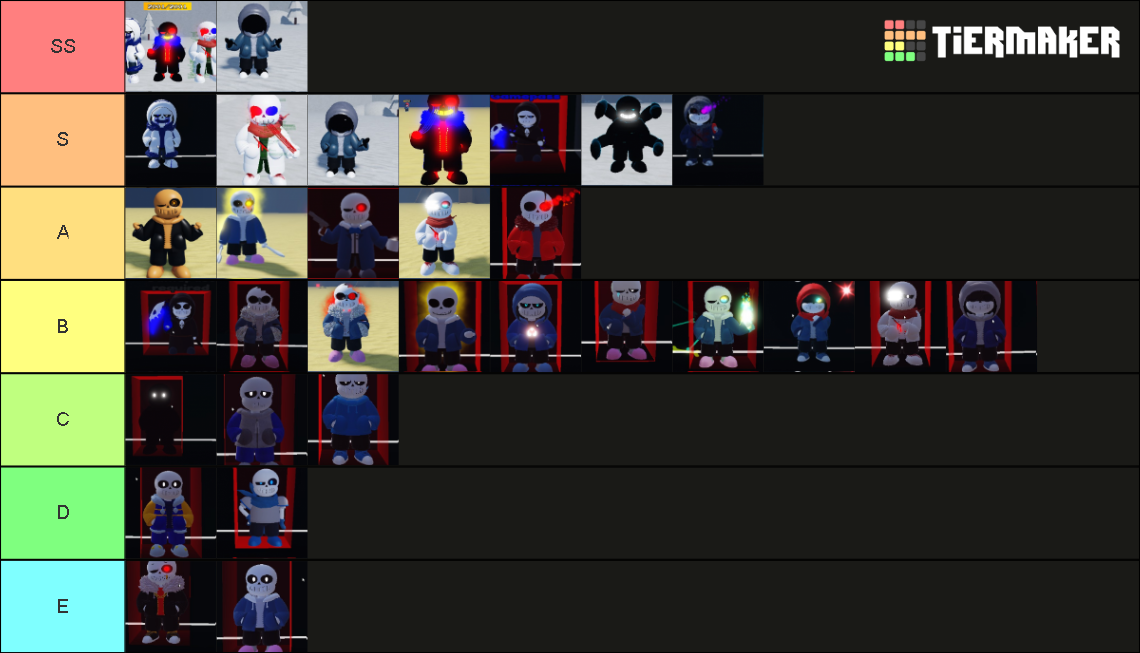 UTAM Remake TL Tier List (Community Rankings) - TierMaker