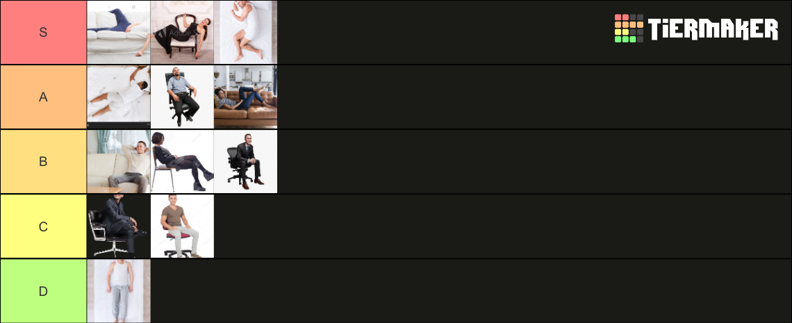 Sitting Position Tier List (Community Rankings) - TierMaker