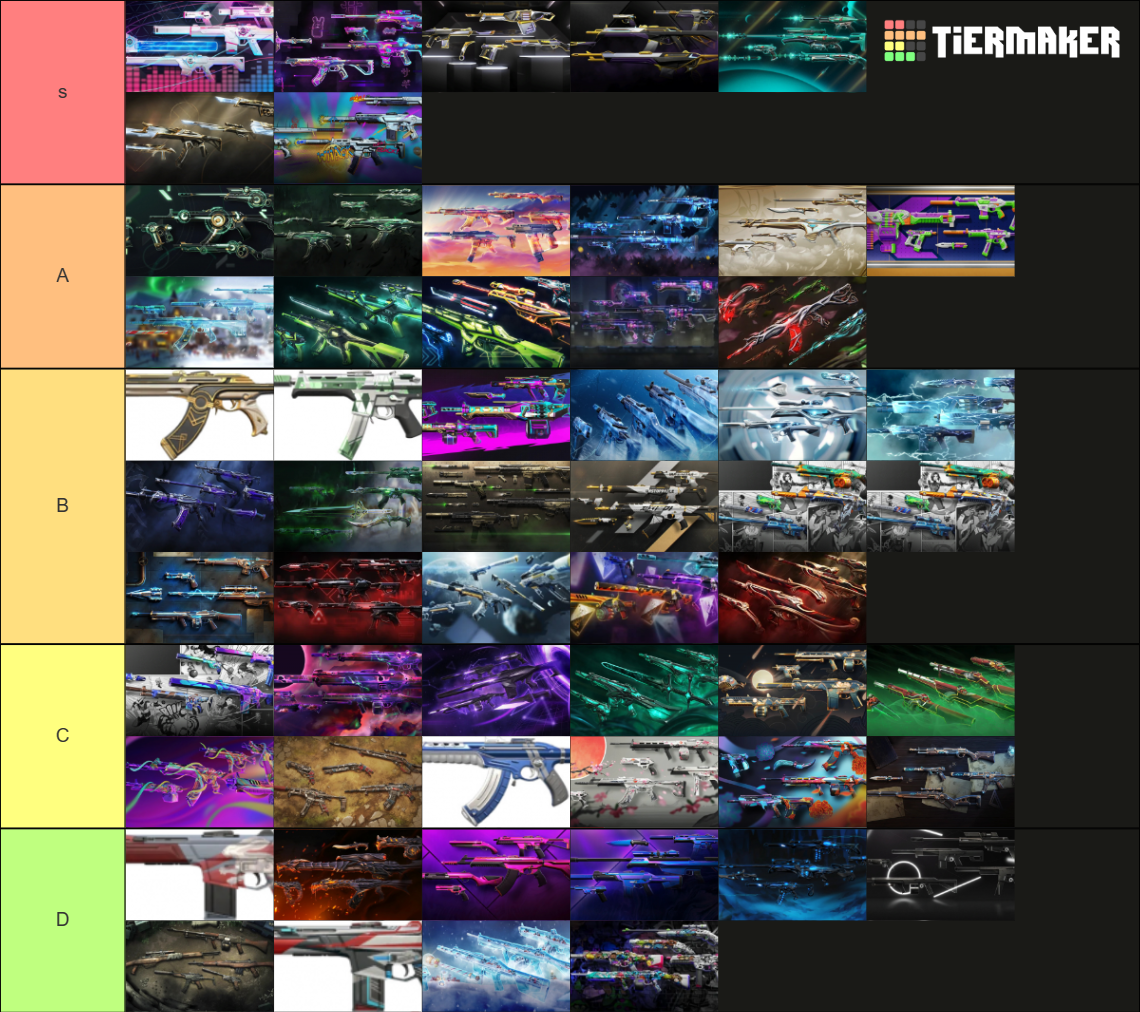 12/6/2023 UPDATED VALORANT Store Skin Bundles Packs 7.10 Tier List ...