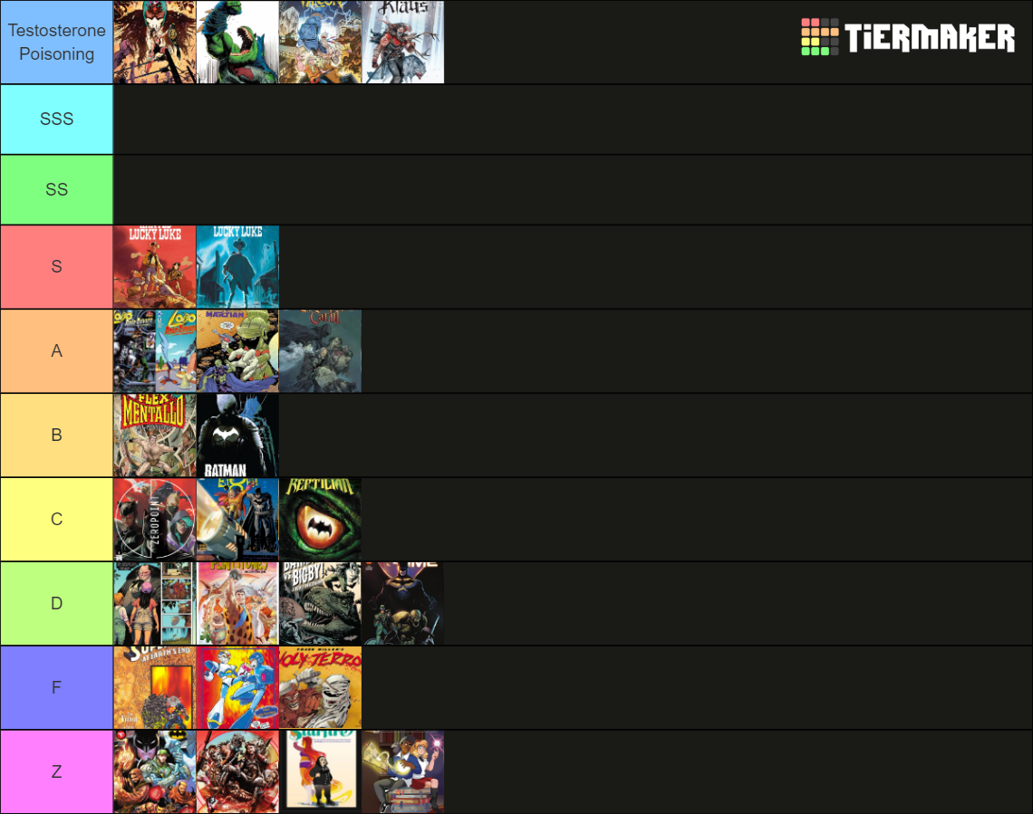 Komiksy part uno Tier List (Community Rankings) - TierMaker