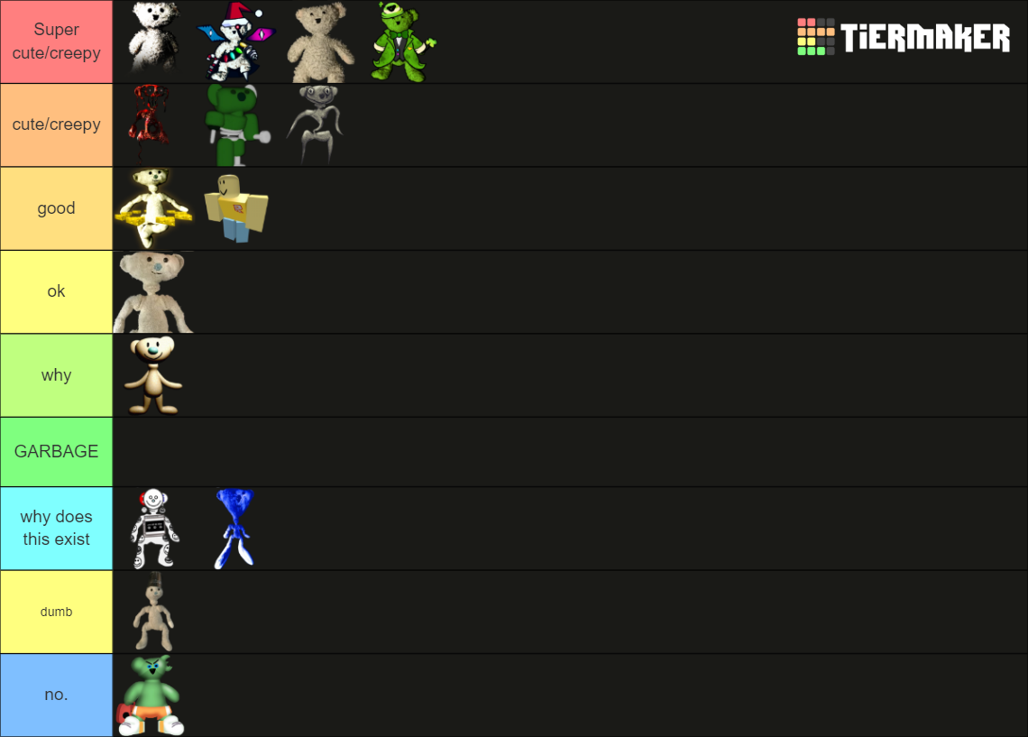 bear* skins Tier List (Community Rankings) - TierMaker