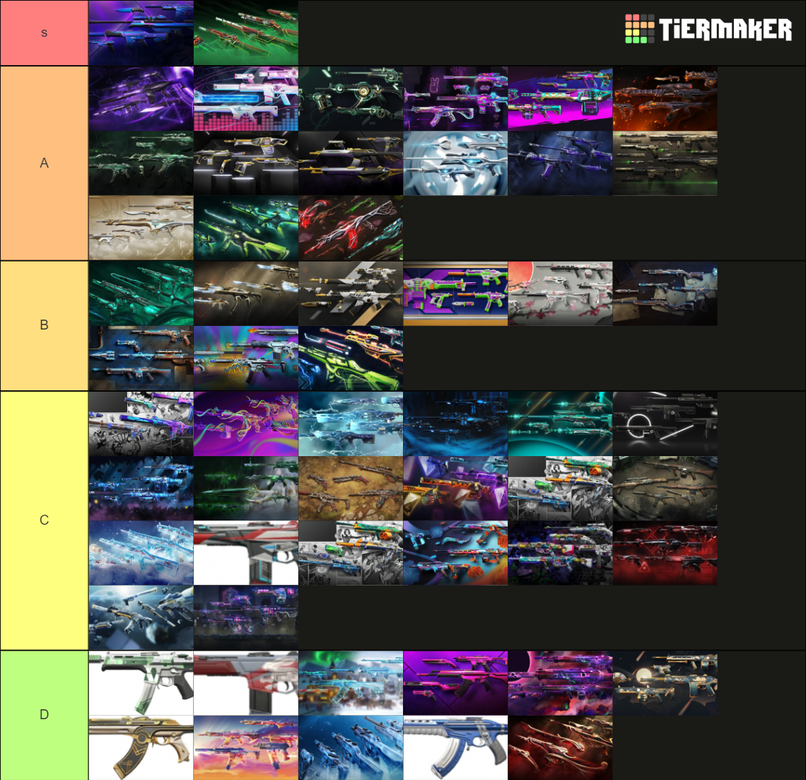 12/6/2023 UPDATED VALORANT Store Skin Bundles Packs 7.10 Tier List ...