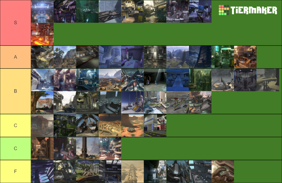 (FPS) All Halo Multiplayer Maps Tier List (Community Rankings) - TierMaker