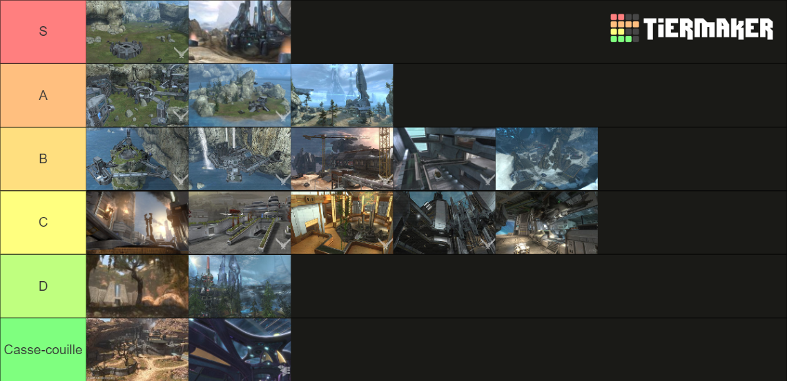 Halo Reach Maps Tier List (Community Rankings) - TierMaker