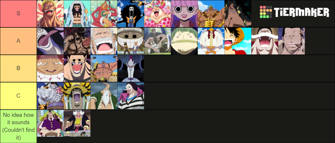 One Piece Laughs Tier List (Community Rankings) - TierMaker