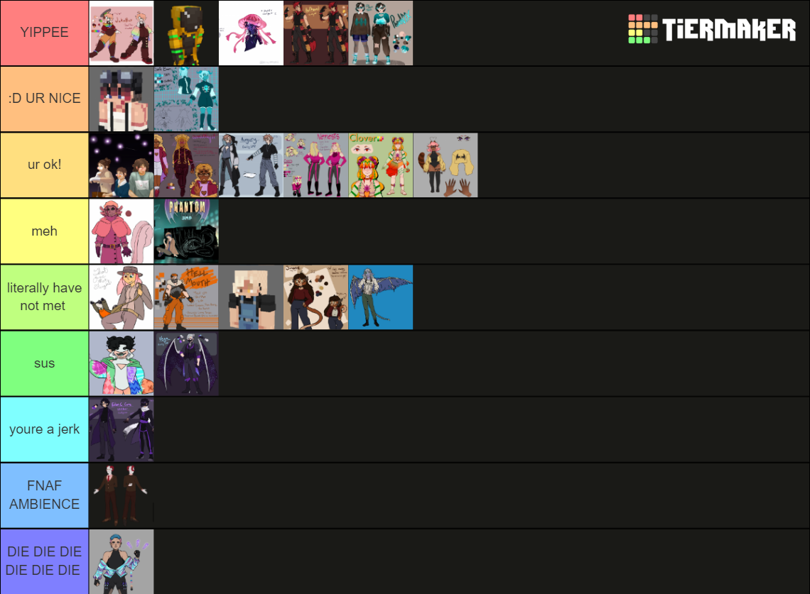 Duality SMP Characters Tier List (Community Rankings) - TierMaker