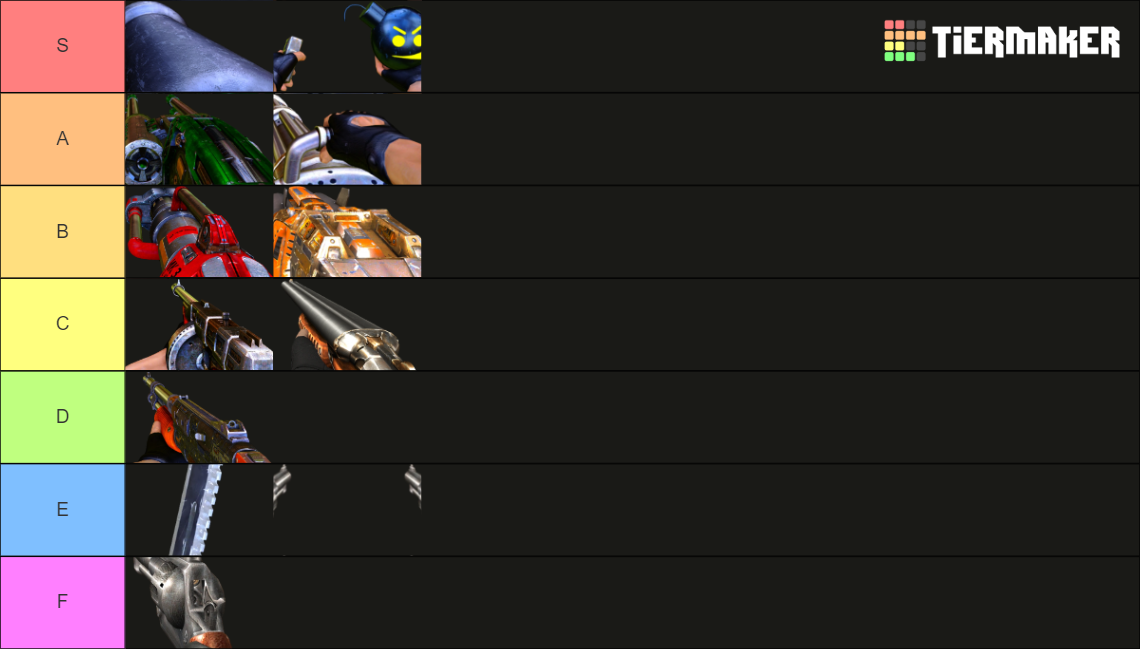 Serious Sam HD: The First Encounter WEAPONS Tier List (Community ...