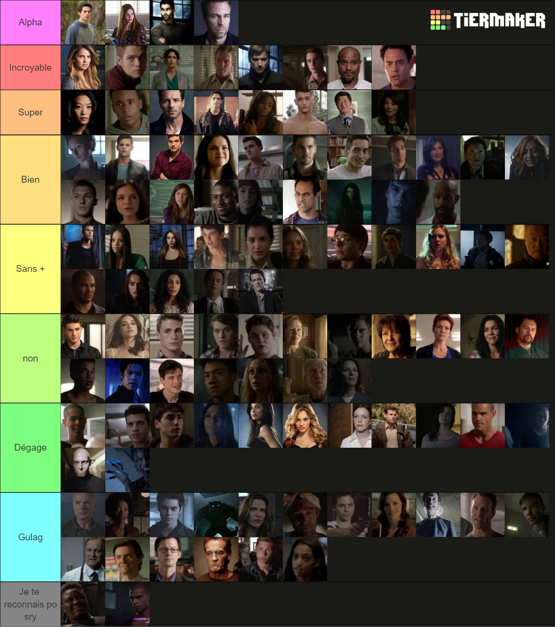 Teen Wolf Tier List (Community Rankings) - TierMaker