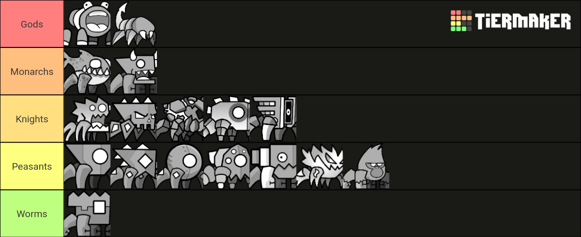 Geometry Dash Spiders Tier List (Community Rankings) - TierMaker